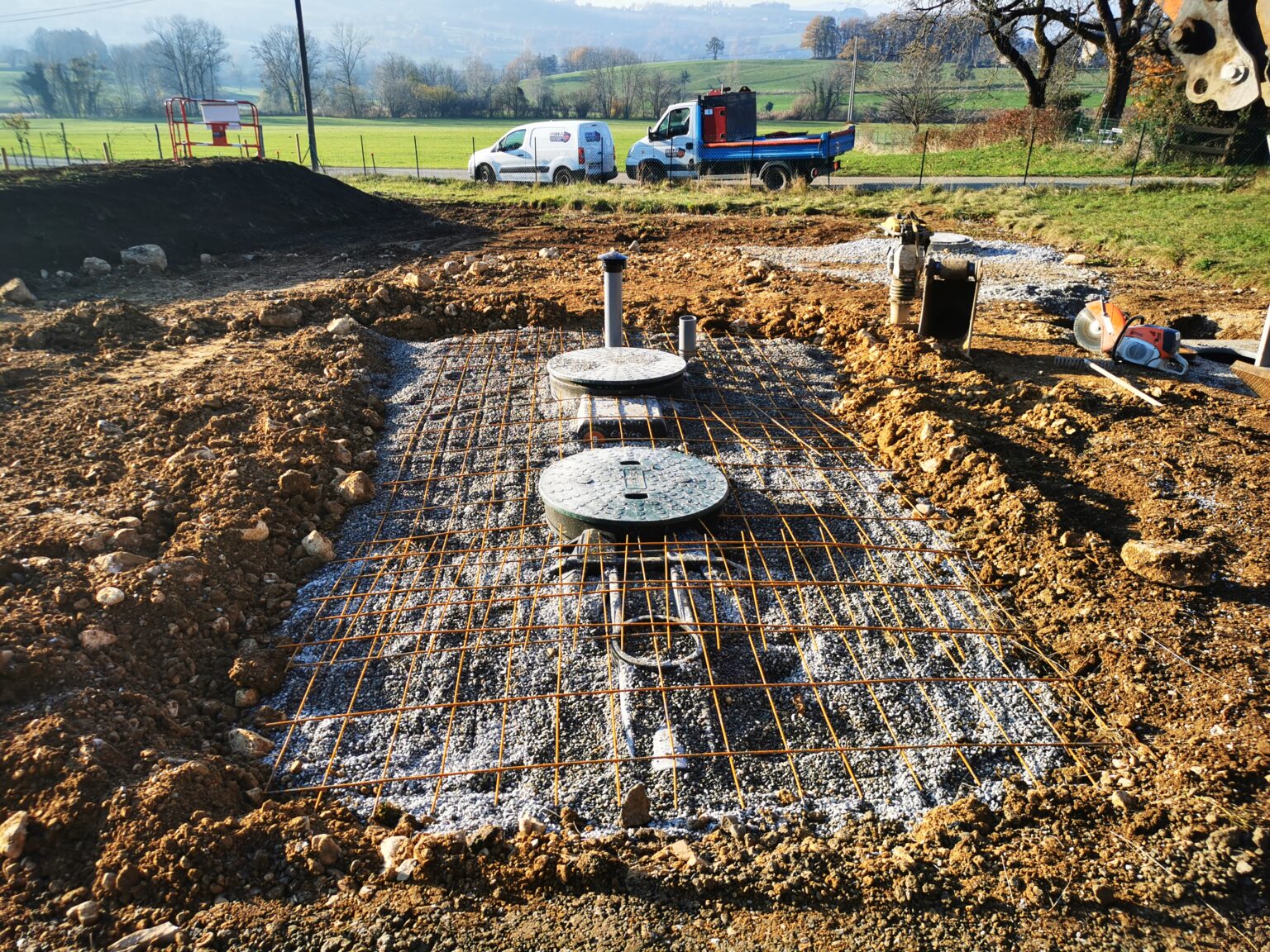 Filière compact 6EH et cuve de rétention sur la commune de Gruffy ...